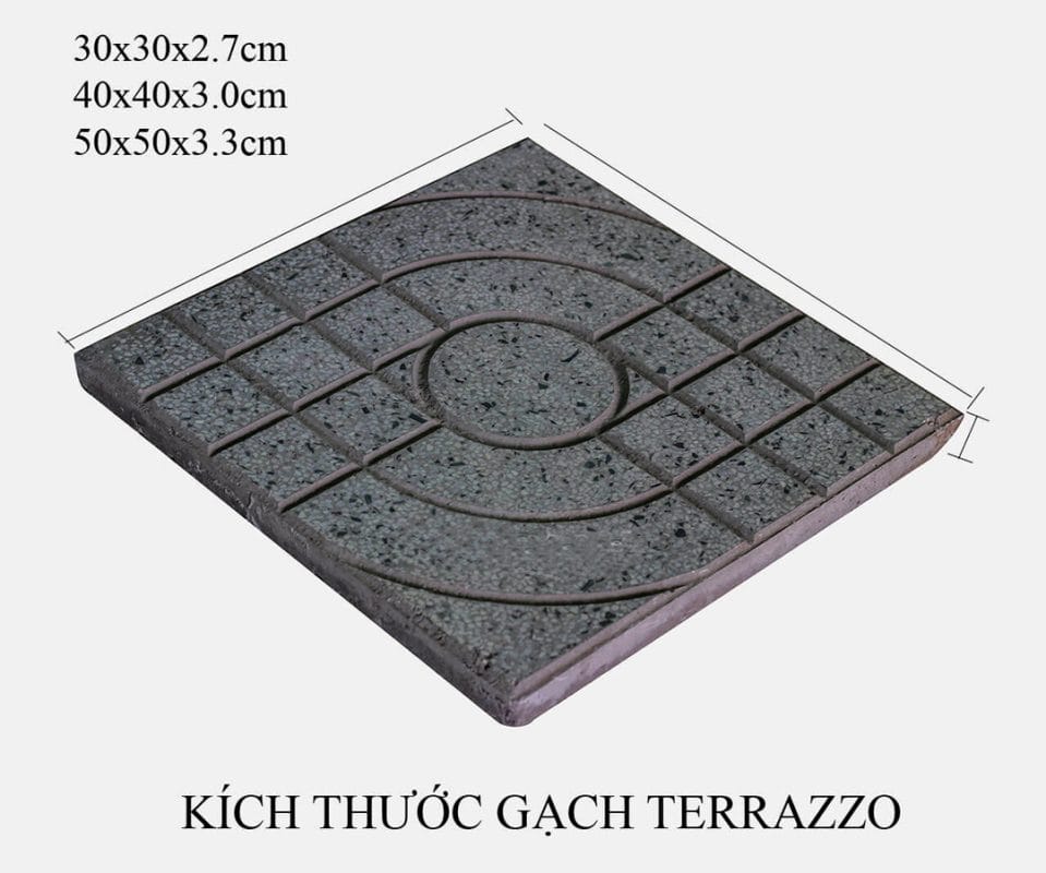 Gạch lát sân Terrazzo và Gạch men Viglacera | Gạch giá rẻ